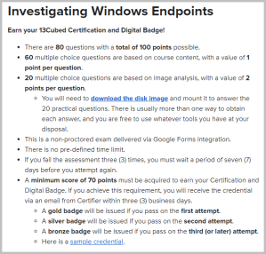 SANS FOR500 (GCFE) vs 13Cubed Investigating Windows Endpoints – N00b_H@ck3r